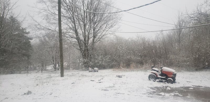 Cold day in Alabama stock image. Image of blizzard, snow - 226573937