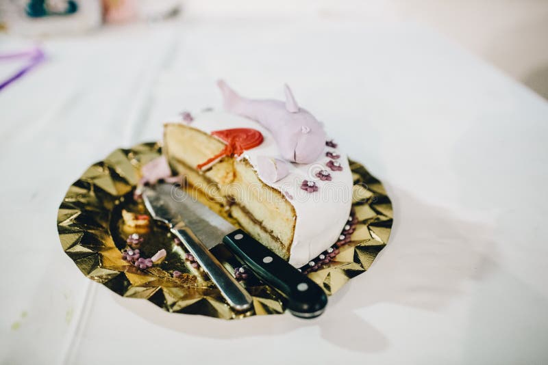 Cold Desserts and Wedding Cakes Stock Photo - Image of fruits ...