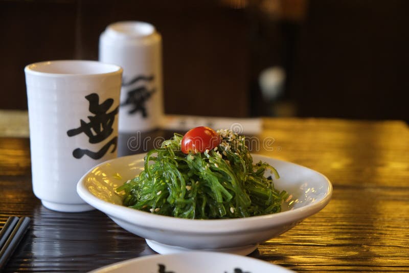 Cold dish seaweed stock image. Image of salad, fresh - 32225817