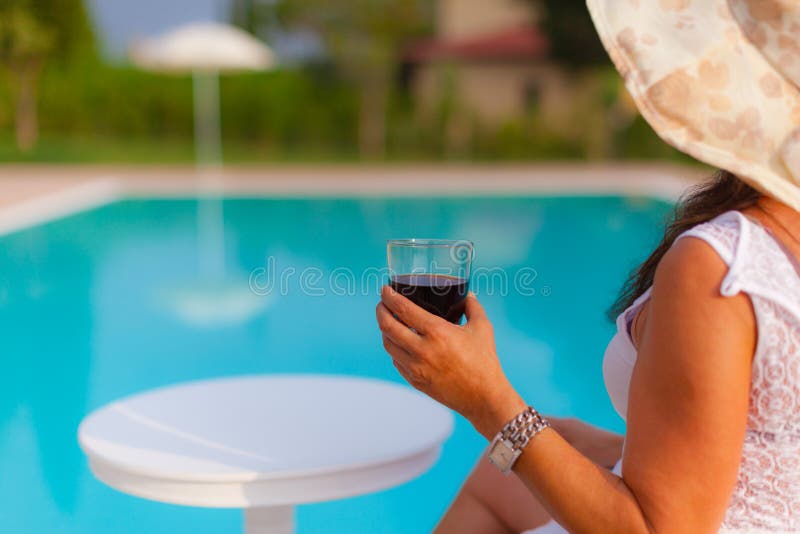 Cold drink stock image. Image of chair, luxury, resort - 31392203