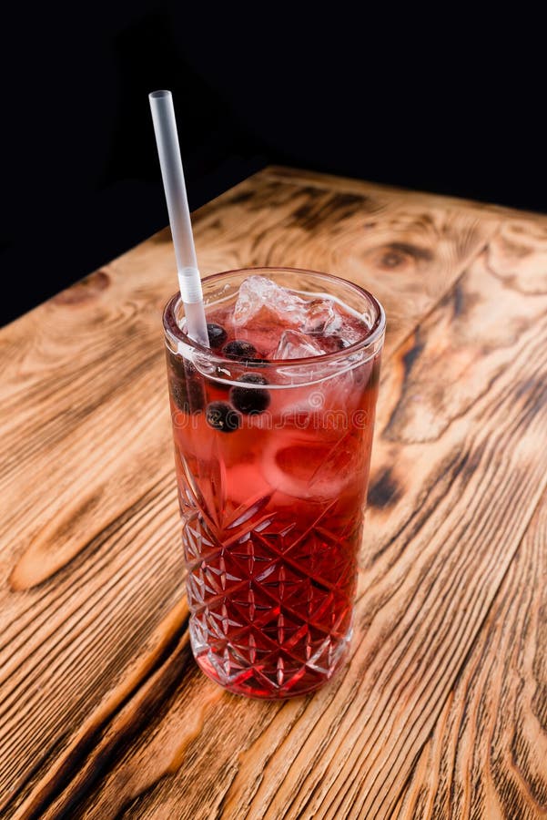 Cold Drink from Blackcurrant with Ice Style Cold Lemonade with ...