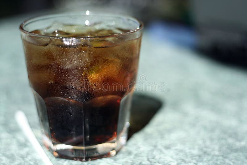 Cold coke drink stock image. Image of coke, detail, bubble - 3009389