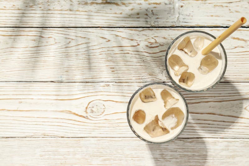 Cold Drink for Refreshing - Ice Coffee, Space for Text Stock Photo ...