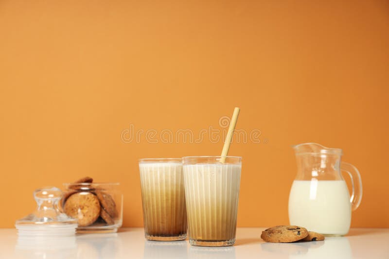 Cold Drink for Refreshing - Ice Coffee, Space for Text Stock Photo ...