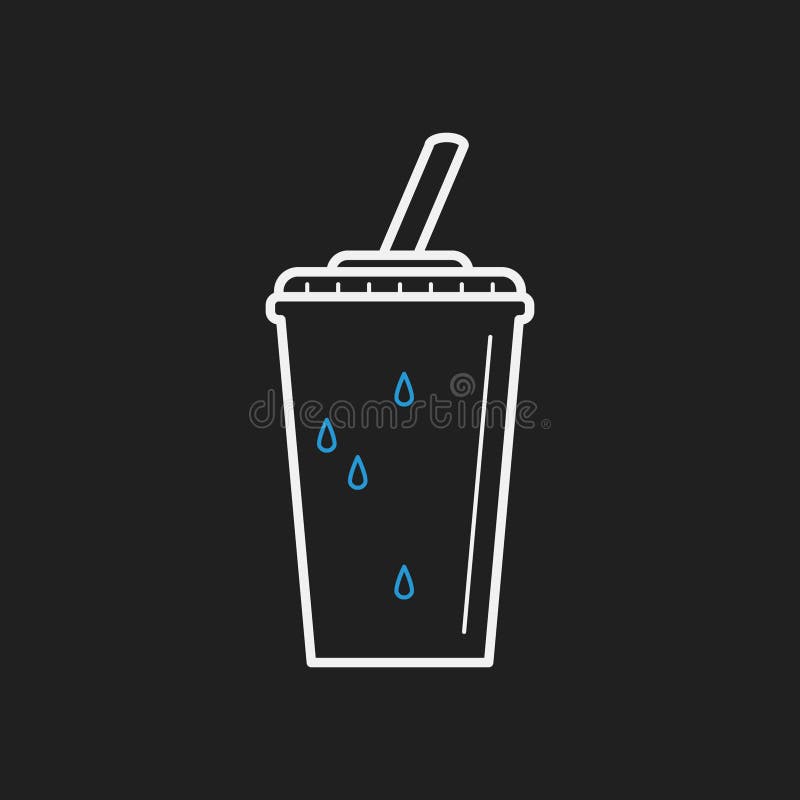 Cold Drink. Vector Illustration Decorative Design Stock Vector ...