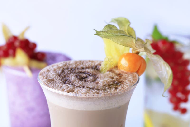 Cold drinks stock photo. Image of drink, milk, blueberry - 24831088