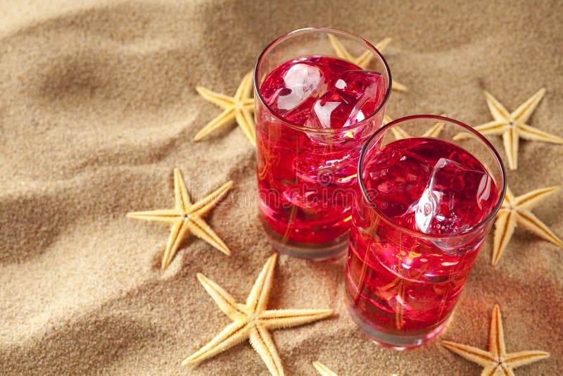 Cold drinks on the beach stock image. Image of drink - 60152933