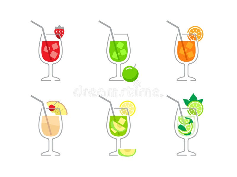Alco Drinks Assortment Stock Illustrations – 3 Alco Drinks Assortment ...