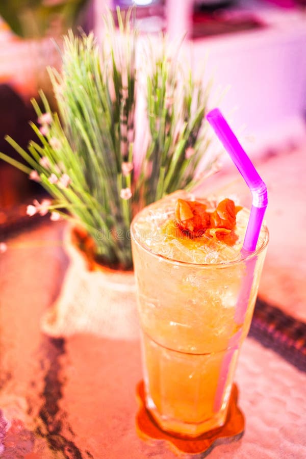 Cold drinks stock image. Image of closeup, alcohol, leaf - 61540665