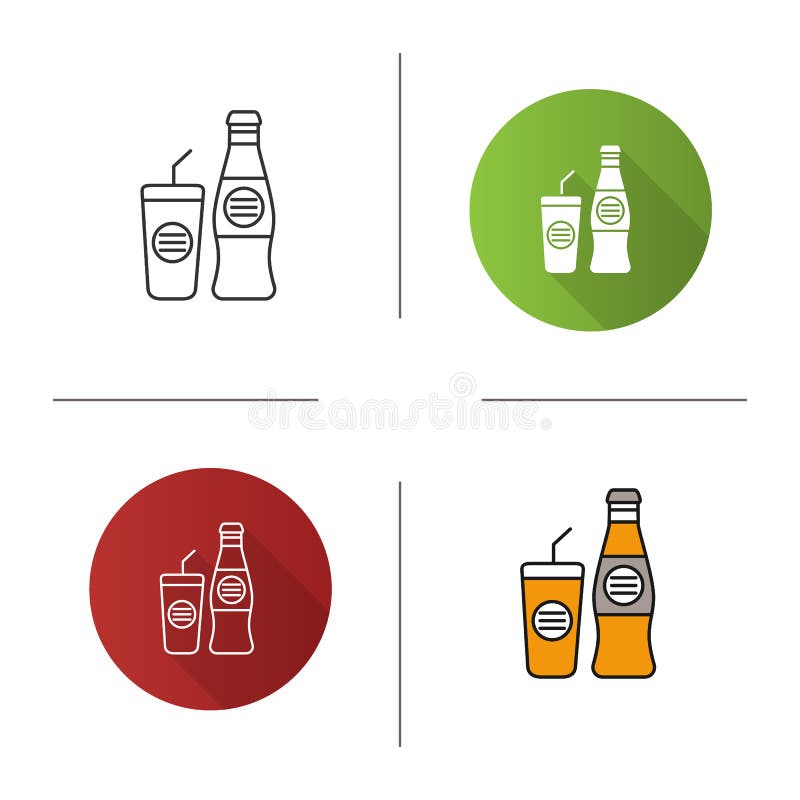 No Cold Drinks Concept Icon Stock Vector - Illustration of heat, notion ...