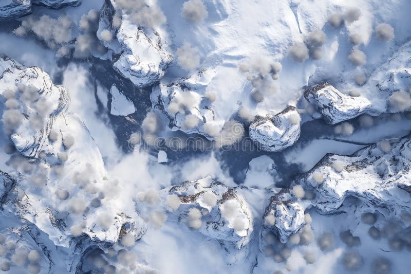 The Cold Embrace of Winter at High Altitudes Stock Image - Image of ...