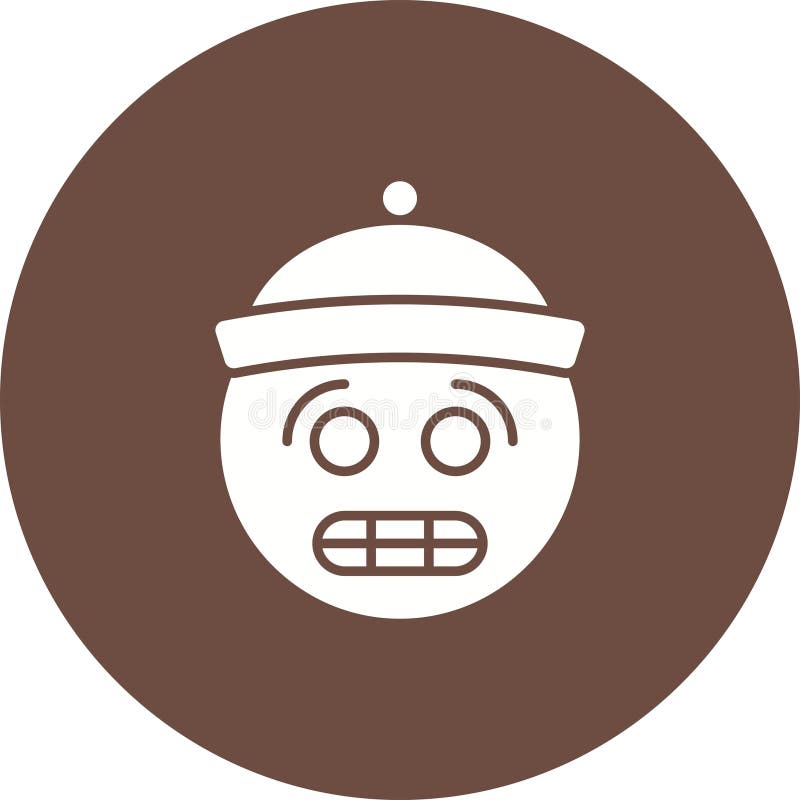 Cold Face Icon Vector Image. Stock Vector - Illustration of emoji ...