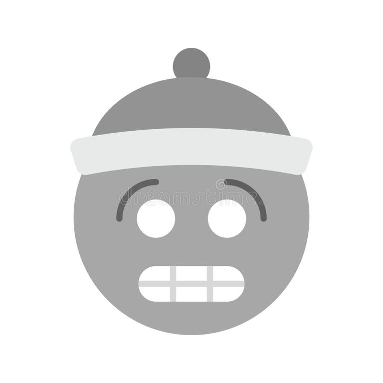 Cold Face Icon Vector Image. Stock Vector - Illustration of emoji ...