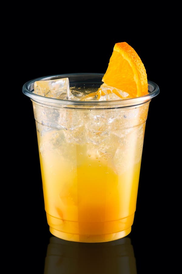 Cold Orange Espresso Tonic Mocktail Stock Image - Image of brew, thyme ...