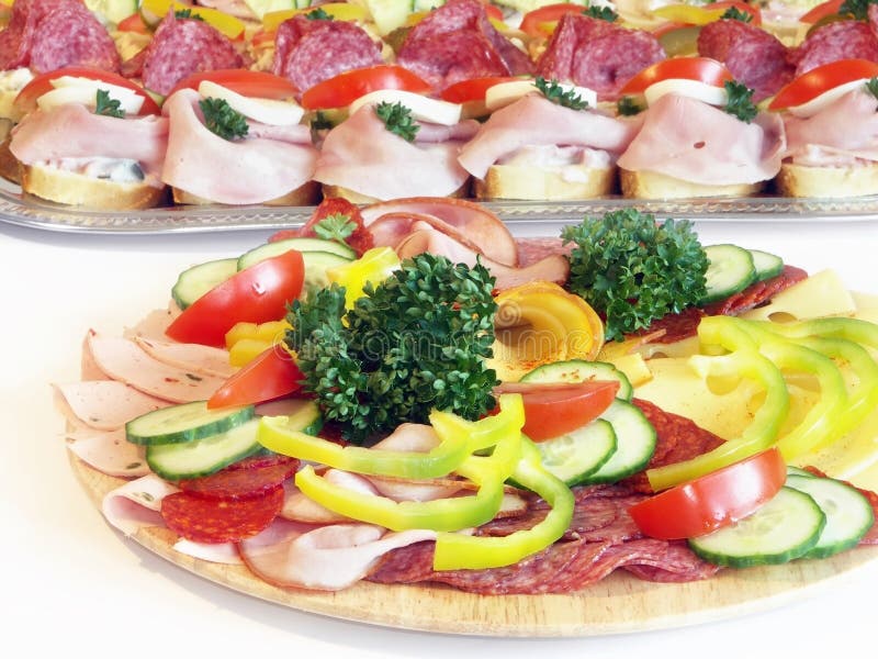 Cold food stock photo. Image of meal, party, gherkin, healthy - 4498806