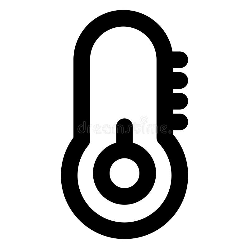 Cold, Forecast Bold Outline Vector Icon Which Can Easily Modify or Edit ...