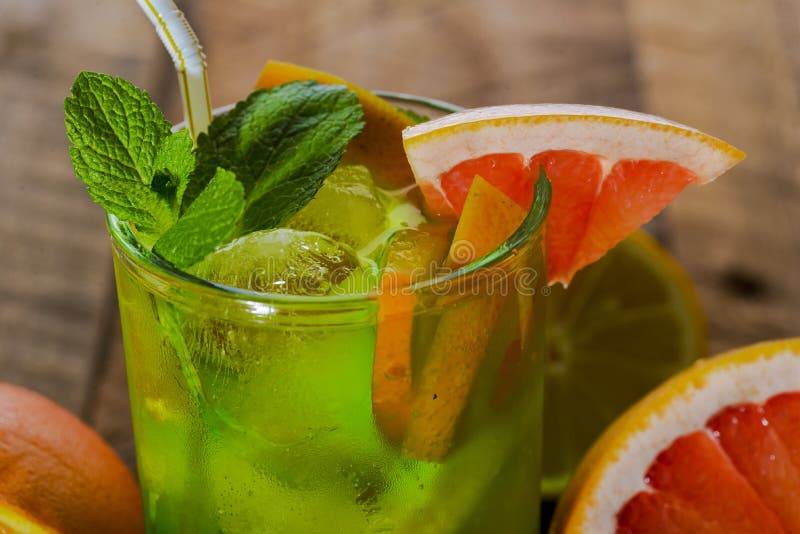 Cold fresh cocktail stock photo. Image of background - 69765714