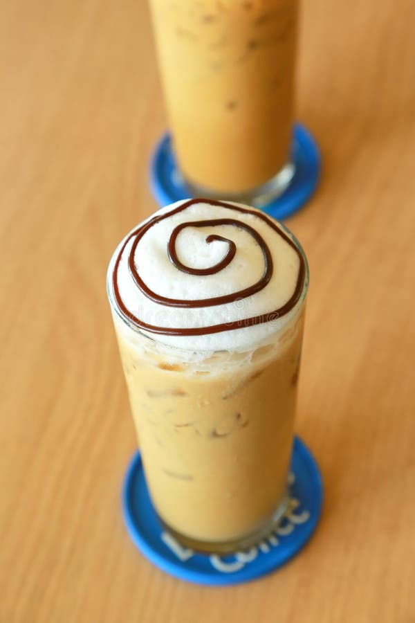 Cold fresh ice coffee stock photo. Image of italian, froth - 30175732