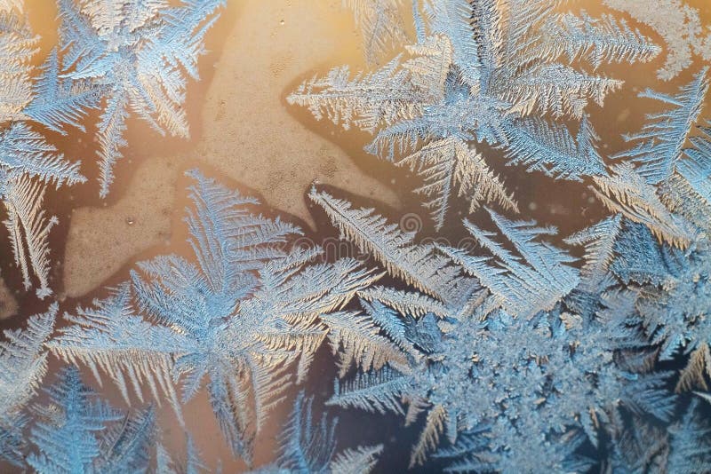 The Cold Frosty Texture Abstract Patterns. Stock Photo - Image of ...