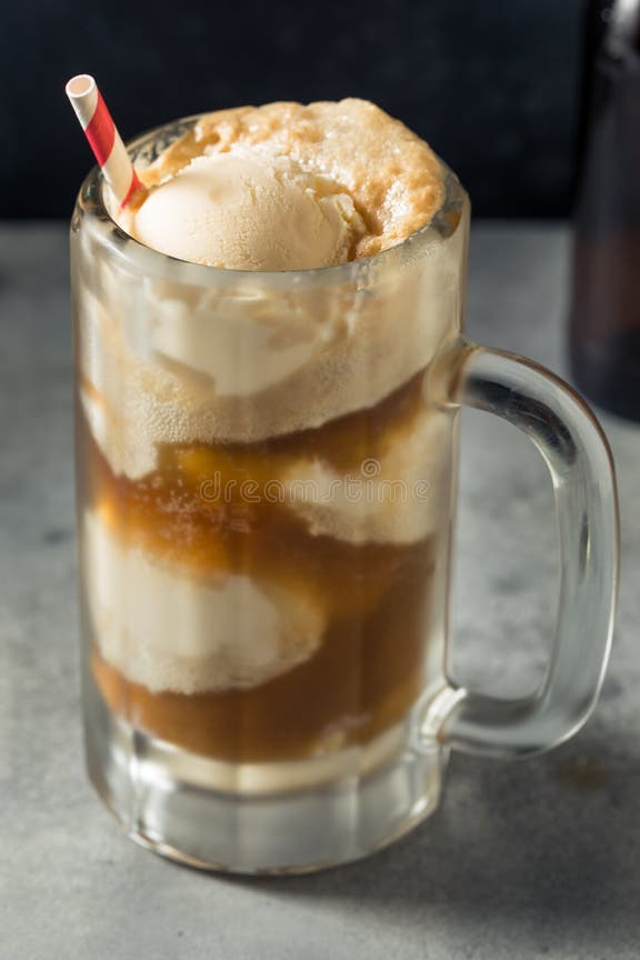Cold Frozen Root Beer Float Stock Image - Image of delicious, root ...