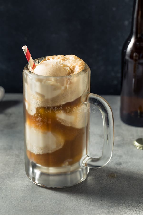 Cold Frozen Root Beer Float Stock Image - Image of frosty, food: 243017251
