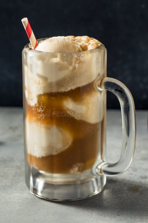 Cold Frozen Root Beer Float Stock Image - Image of liquid, cold: 243017273