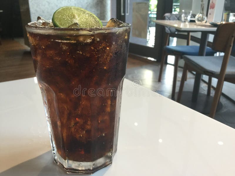 Cold refreshing Soda stock photo. Image of icesoda, caffeine - 119642348