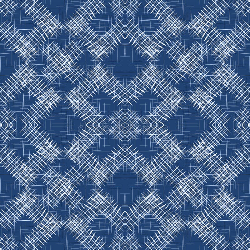 Cold Grid Creative Vector Seamless Pattern. Jeans Stock Vector ...