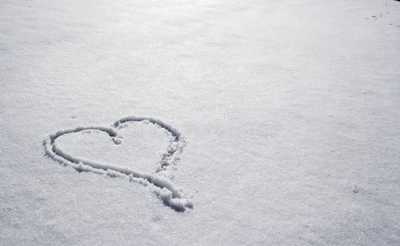 Cold Heart stock photo. Image of seasonal, feeling, horizontal - 25361716