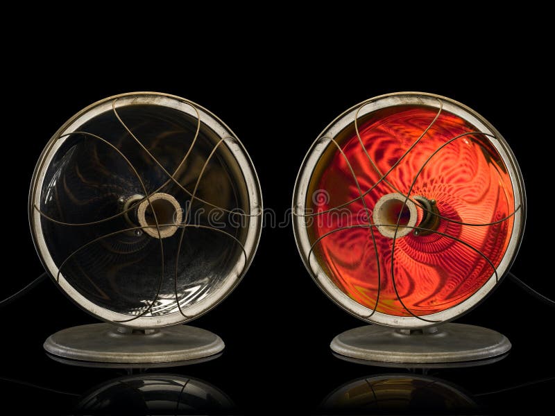 The Cold and Hot Heating Device, Reflector Stock Photo - Image of ...