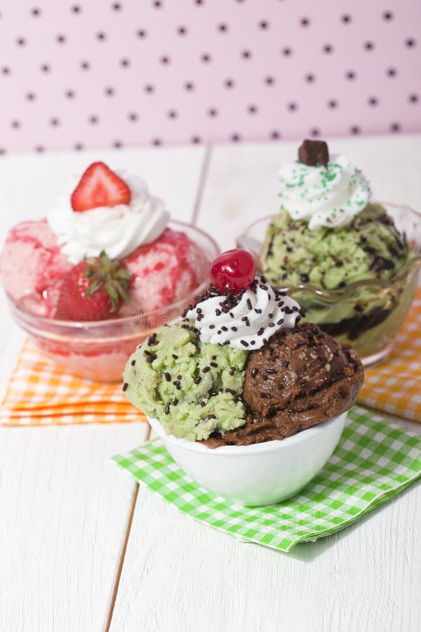 Cold ice cream stock photo. Image of fruit, sprinkles - 48272868