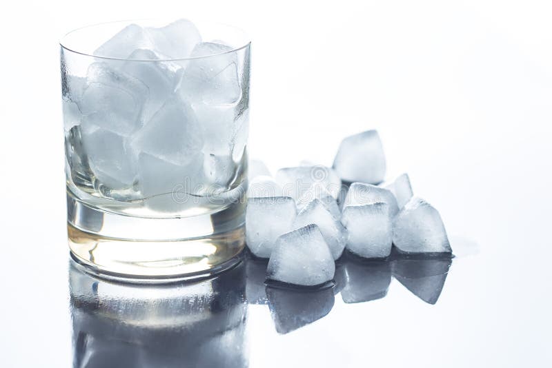 Cold ice cubes stock photo. Image of frost, food, glass - 189184990