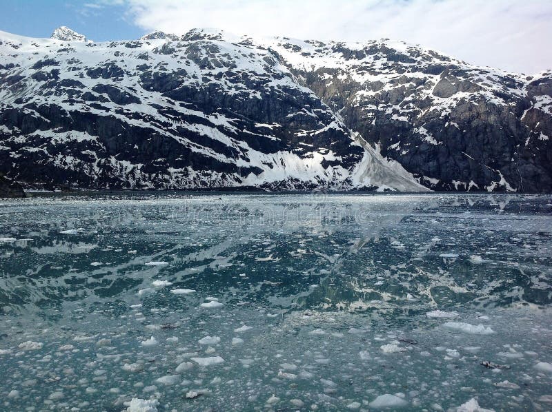 Cold, Ice and Snow at the Moutain in Alaska Stock Image - Image of snow ...