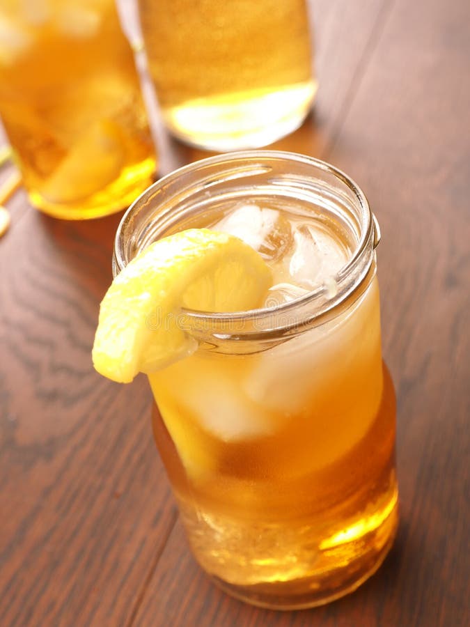 Cold ice tea stock image. Image of iced, fruit, food - 70447935