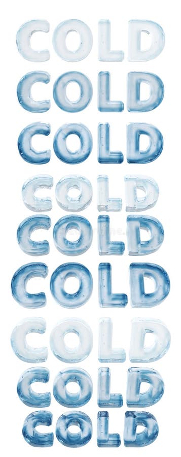 Cold Font Ice Letters Transparent Stock Illustrations – 192 Cold Font ...