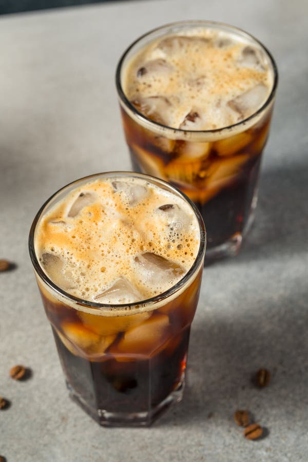 Cold Iced Americano Coffee stock image. Image of americano - 323771187