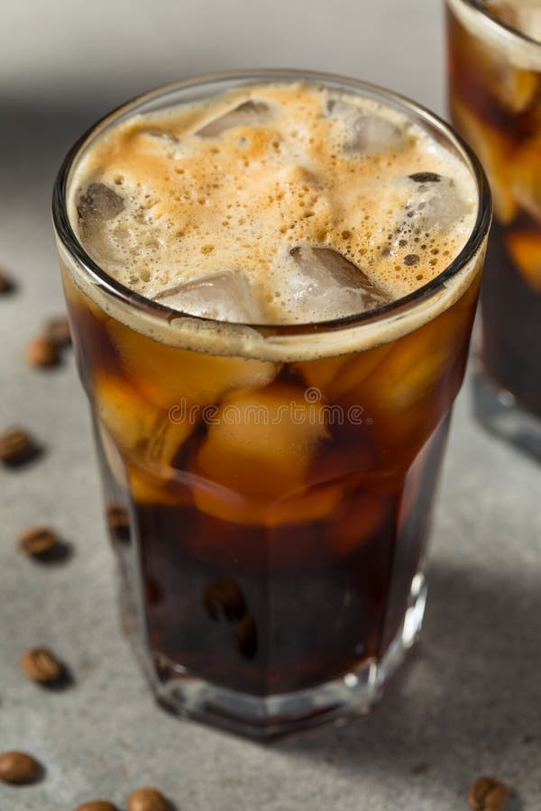 Cold Iced Americano Coffee stock image. Image of drink - 323771227