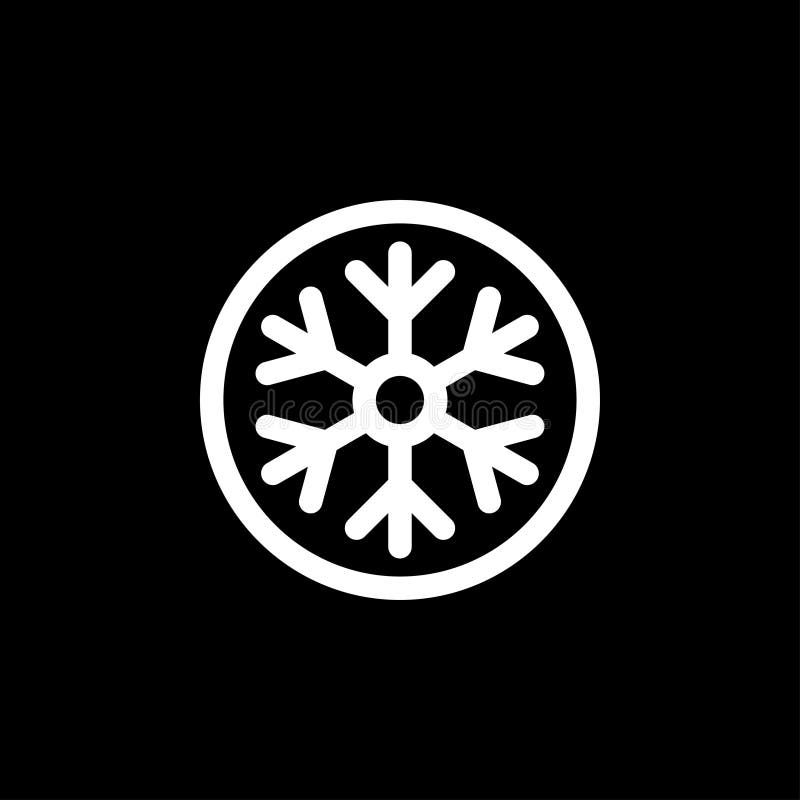 Cold Icon. Snowflake Sign Icon. Air Conditioning Symbol. Vector Stock ...