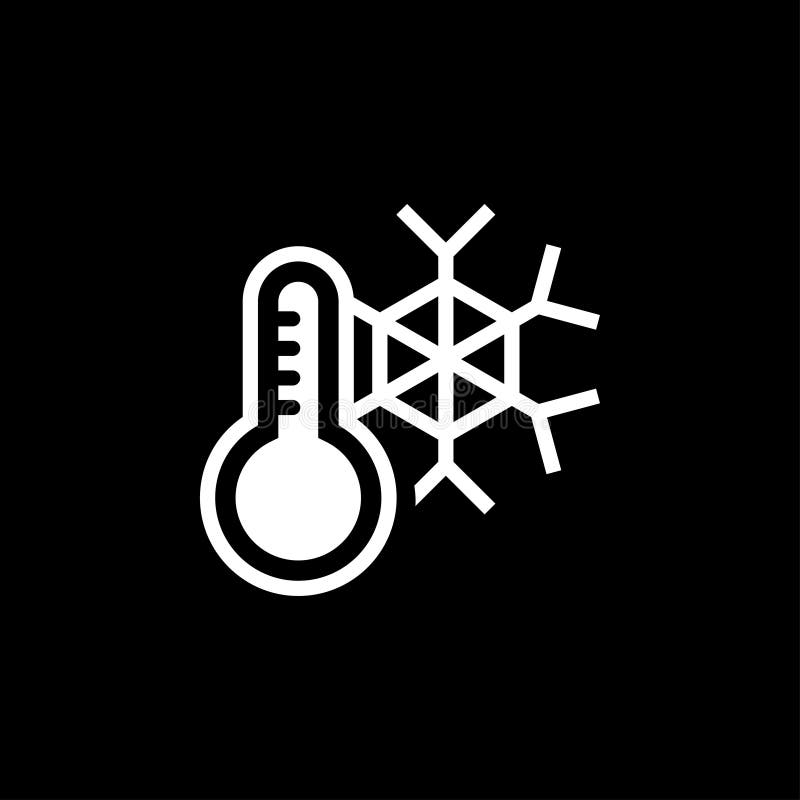 Cold Icon. Snowflake Sign Icon. Air Conditioning Symbol. Vector Stock ...