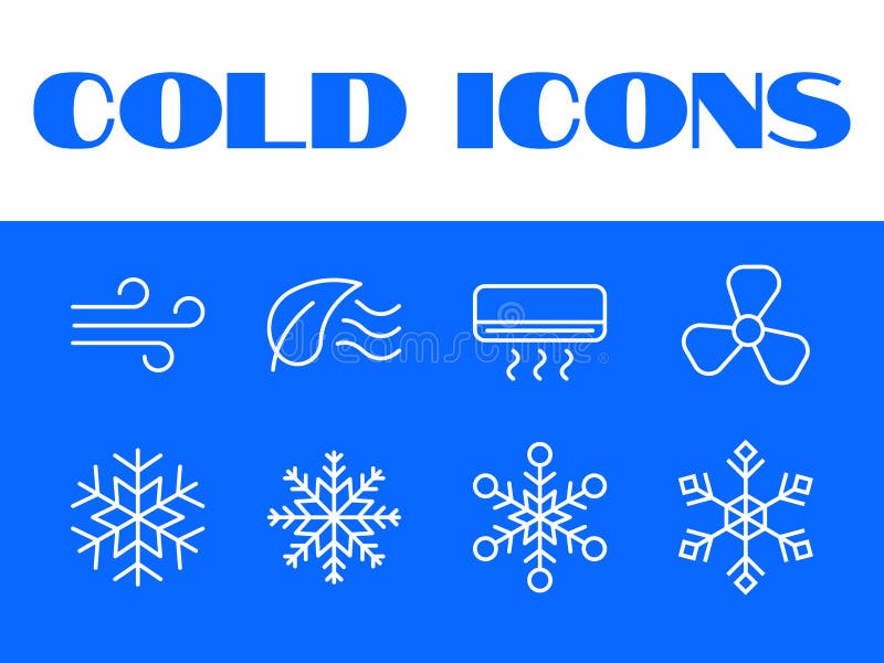 Cold Icons Set Vector. Winter Season Vector Icons. Cold Snow Icons ... Cold Icons Set Vector. Winter Season Vector Icons. Cold Snow Icons ...