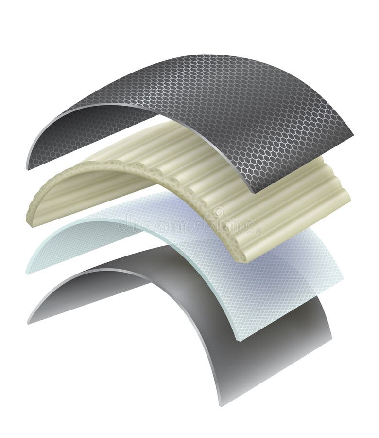 Cold Insulation Foil Layer Material Stock Vector - Illustration of ...