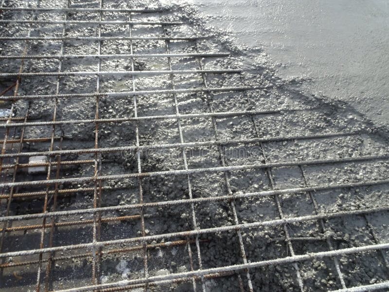 Cold Joint Concrete. the Concrete Joint between Old and New Concrete at ...