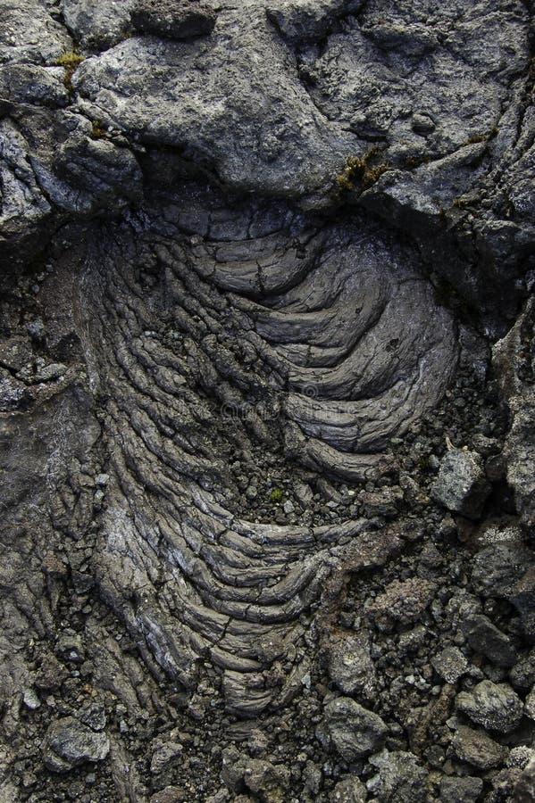 Cold Volcanic Flow In Detail Stock Photo - Image of nature, stone ...