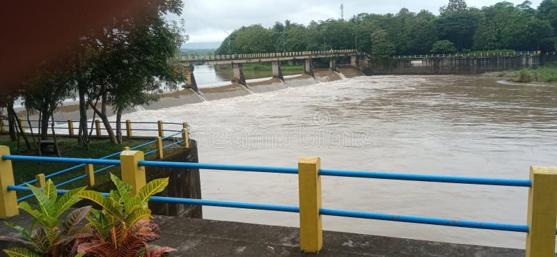 Cold Lava Flood in the Progo River Stock Image - Image of cold, flood ...