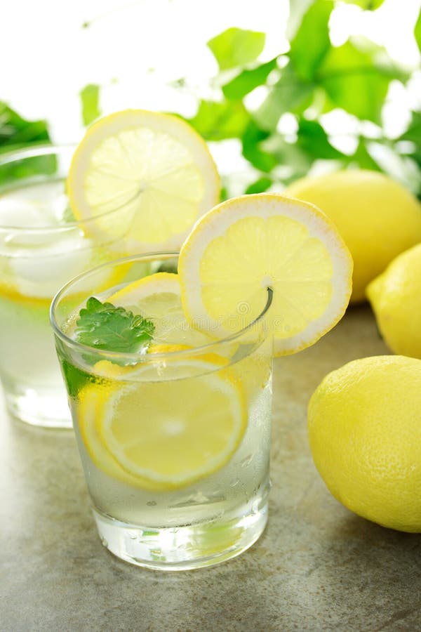 Lemon in water stock image. Image of lemon, blocks, dropped - 6228837