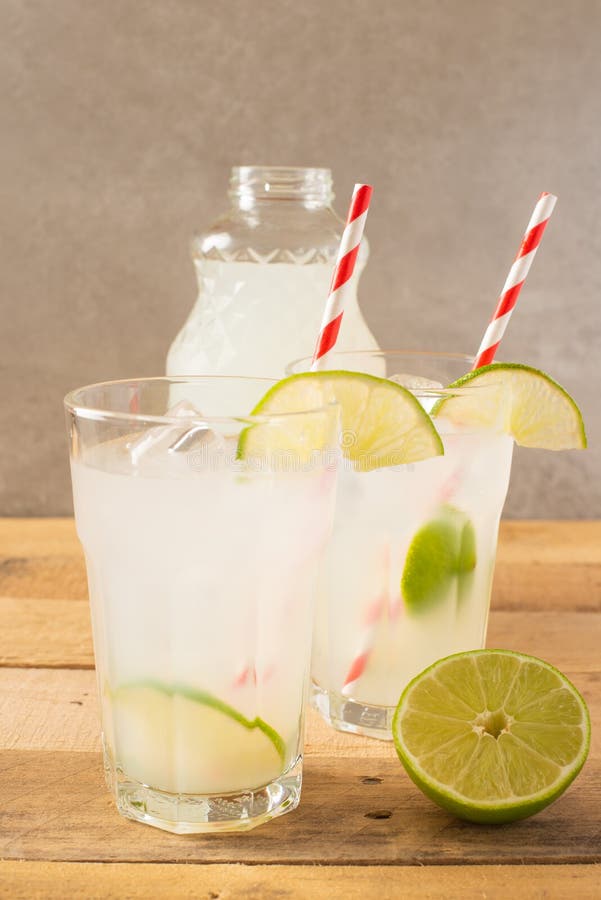 Cold Lemonade, Lime, Cooling Drink, Summer Mood, Cocktail with Ice ...