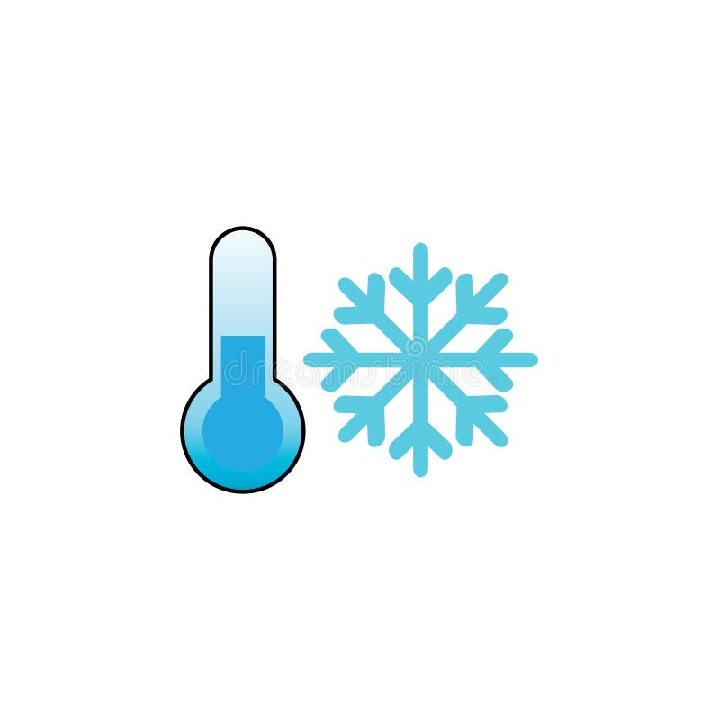 Cold logo icon vector stock illustration. Illustration of climate ...