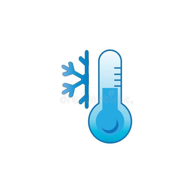 Cold logo icon vector stock illustration. Illustration of weather ...
