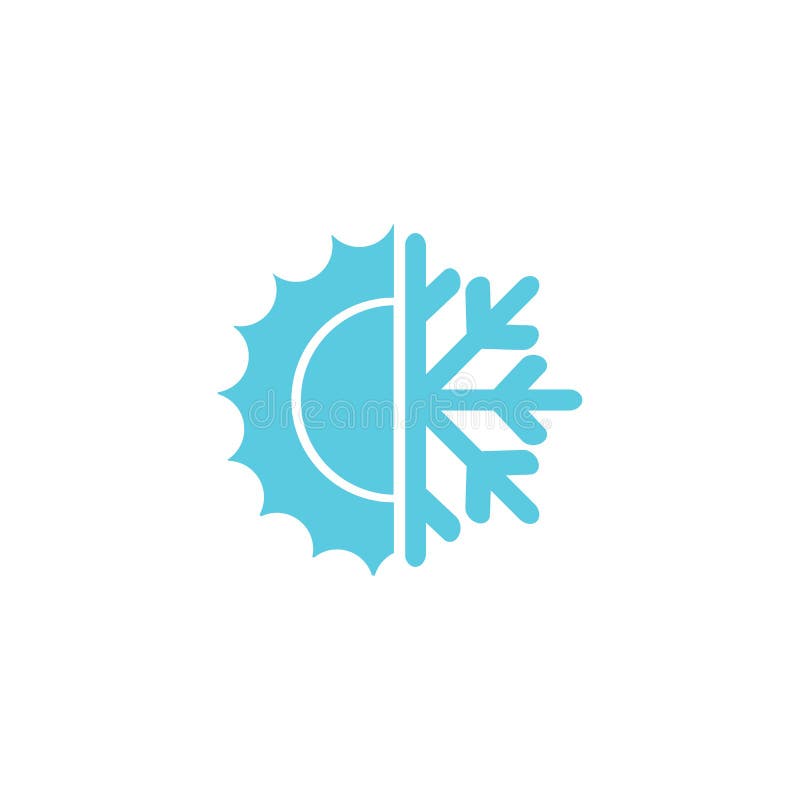 Cold logo icon vector stock illustration. Illustration of sensor ...