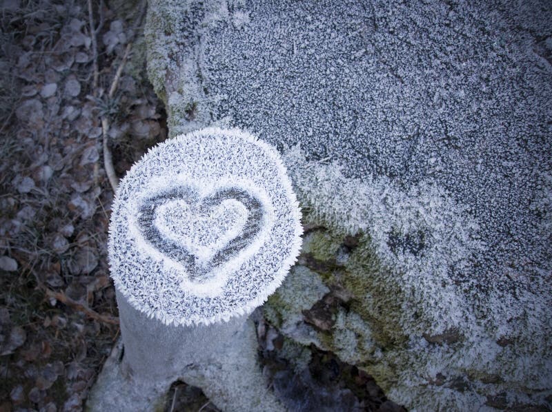 Cold Love stock image. Image of cold, affection, symbol - 66735869